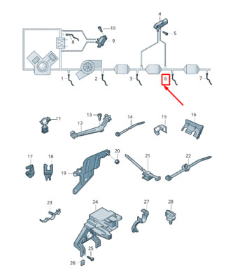 AUDI Q7 4M Nox-Sensor 4M0907807AS NEU ORIGINAL | eBay