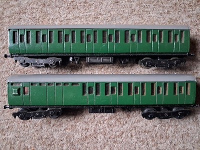 KIT BUILT Southern Livery Corrider Coach & Brake Coach Metal Model ...