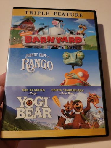 Barnyard, Rango & Yogi Bear (DVD) (Triple Feature) - DVD 3 Animated ...
