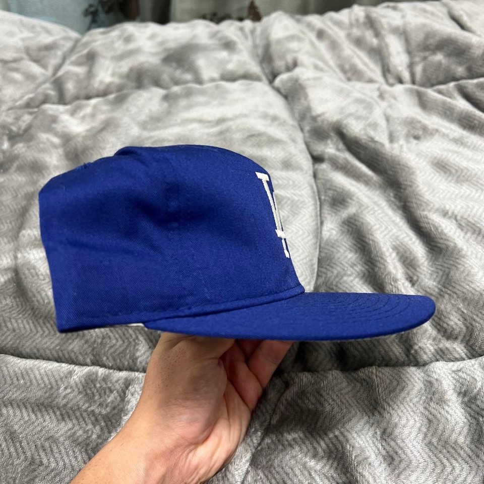 MLB LA Dodgers 90s Snapback Cap New Era Deadstock Rare Hat | eBay UK
