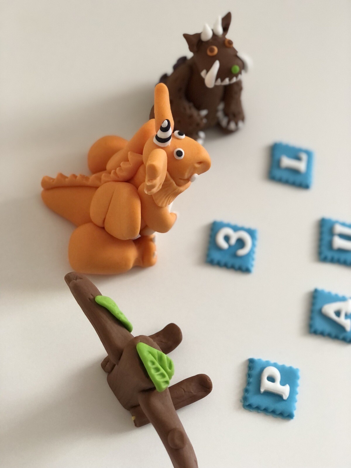 Unofficial Gruffalo Zog Stickman personalised birthday cake topper ...