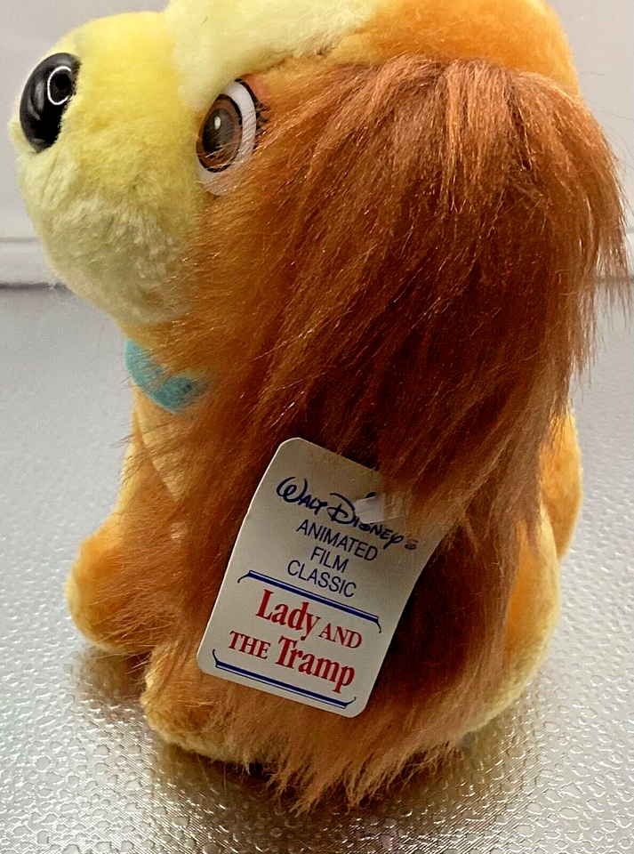 VTG Walt Disney "Lady" Lady And The Tramp Plush Stuffed Animal NEW! T13 ...
