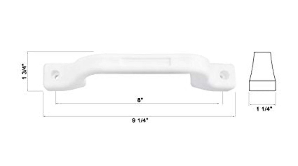 All Weather Plastic RV Grab Handle Door Assist Bar for Camper and ...