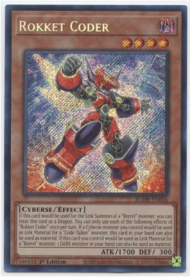 Yu-Gi-Oh! - Rokket Coder - BLMR-EN006 - Secret Rare - 1st Ed - NM/M ...