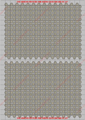 SHS1009S Hexagon Solvent Based Vinyl Masking/ Stencil Kit | eBay