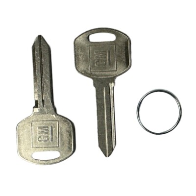 2x New OEM Door Trunk Key For GM Buick Century Regal Riviera Olds B85 w ...
