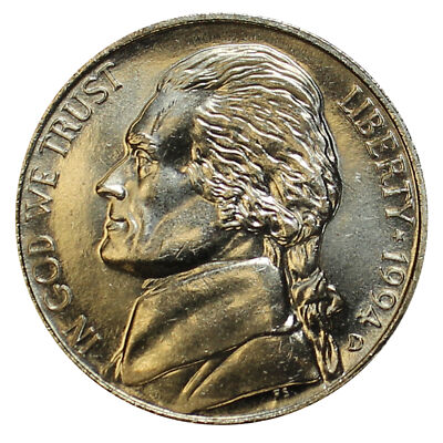 1994-D Full Step FS Choice / Gem BU Jefferson Nickel - RARE 6 Steps (SP ...
