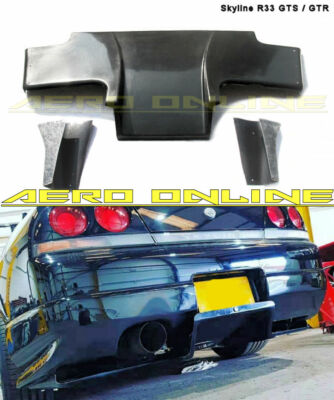 Top Secret Style Rear Diffuser FRP For Nissan Skyline R33 GTS GTST GTR ...