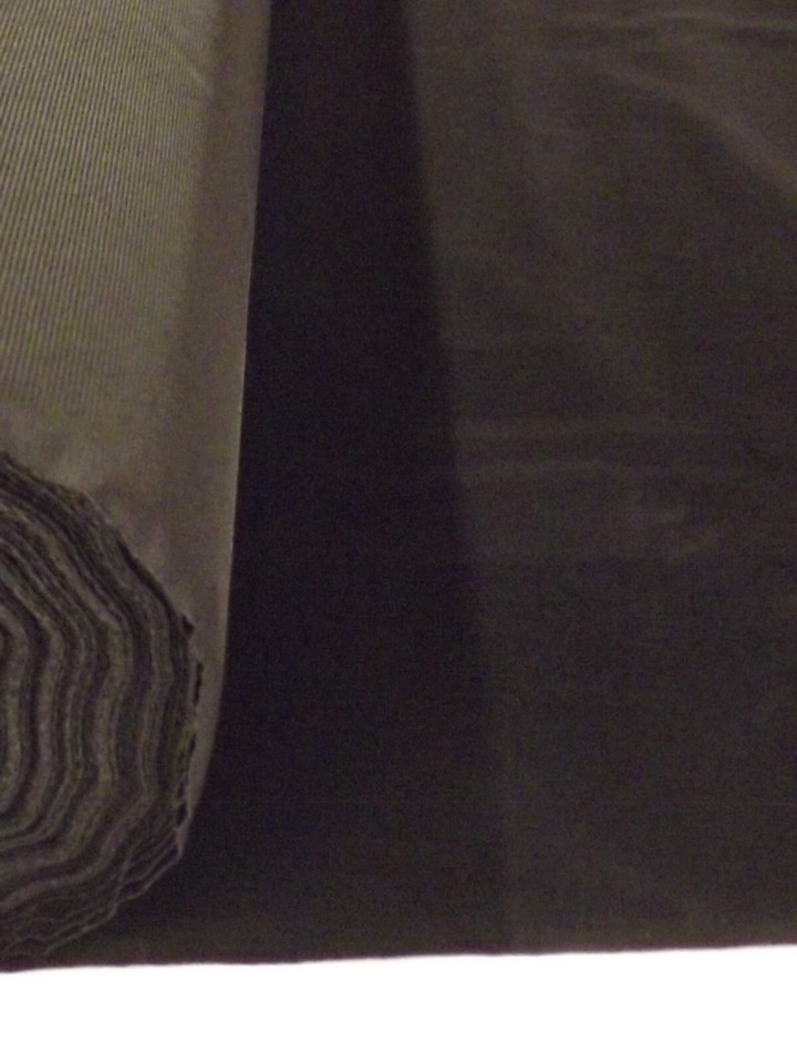 Black Flocked Flocking Velvet Fabric Sewing Upholstery Drapery Material ...