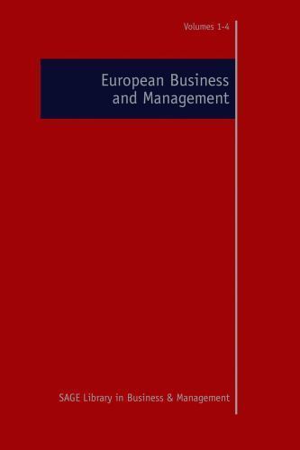 Sage Library in Business and Management Ser.: European Business and ...