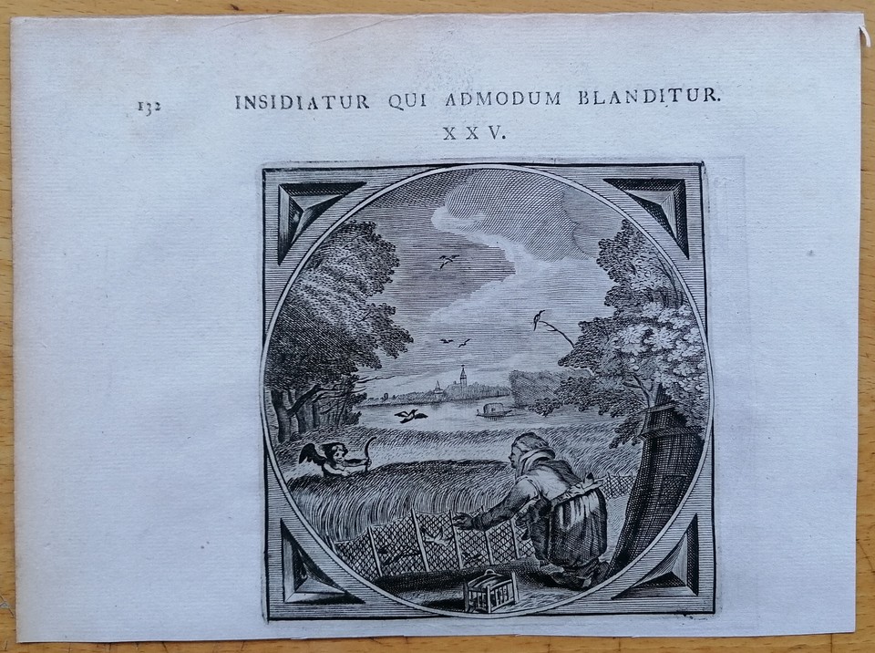 Fowler - Original Engraving Cats Emblem Emblemata - 1700 | eBay