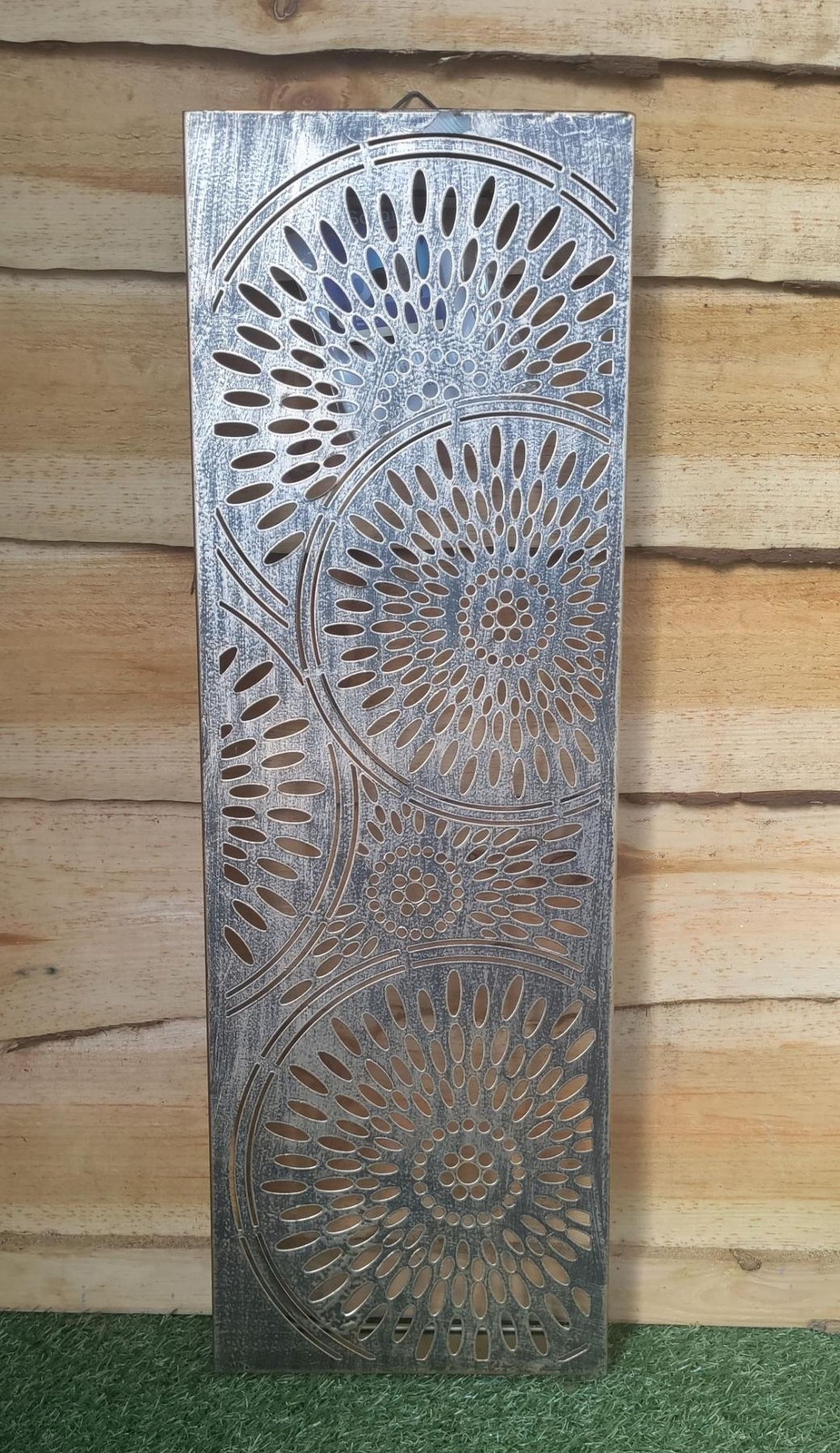 Bronze Garden Wall Art Solar Light Panel Light Up Garden Wall ...