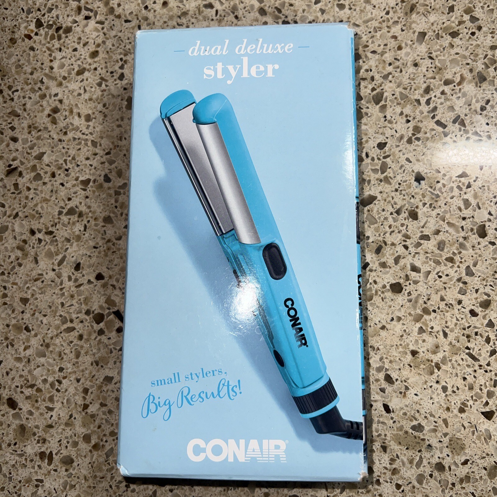 Conair Mini Dual Deluxe Styler Add Curls, Waves, or Straighten; On-The ...