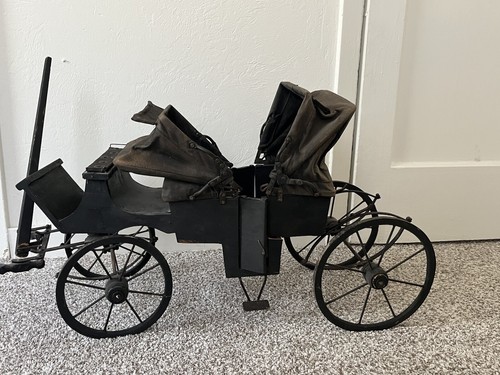 Antique Early Victorian Salesman Sample Horse Drawn Carriage | eBay