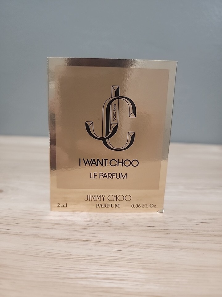 NEW WOMEN LUXURY JIMMY CHOO I WANT CHOO LE PARFUM SAMPLE SPRAY 0.06 FL ...