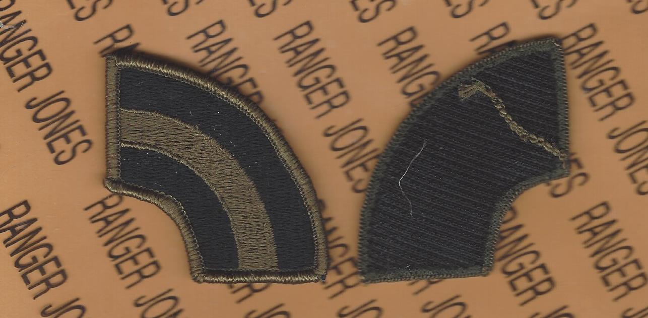 US Army 42nd Infantry Division OD Green & Black DBU uniform patch m/e ...