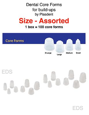 Dental Core Forms for Build ups 100 pcs - Assorted | eBay