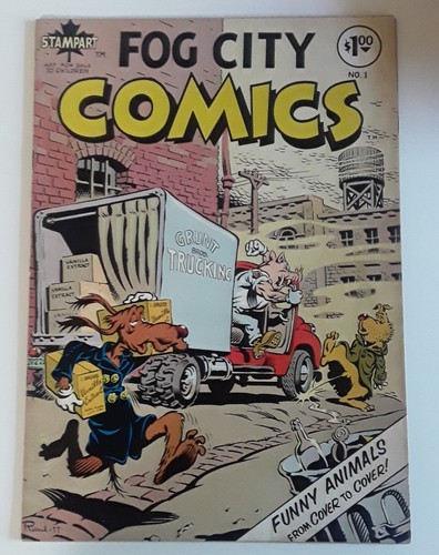 Fog City Comics #1 Underground Stampart 1977 Rand Holmes Brent Boates ...