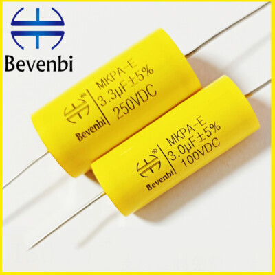 Bevenbi 100V~400V 0.1uF~100uF Axial MKP Audio capacitor metallized ...