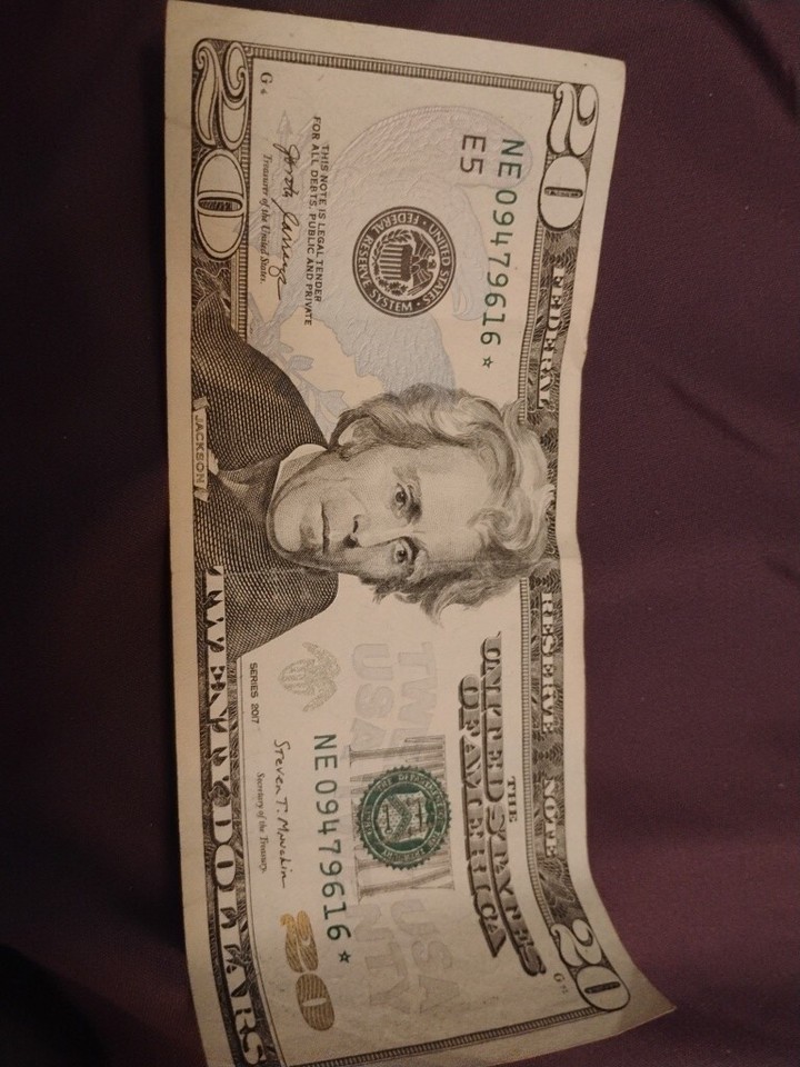 20 Dollar Bill Star Note 2017 “VERY RARE” | eBay