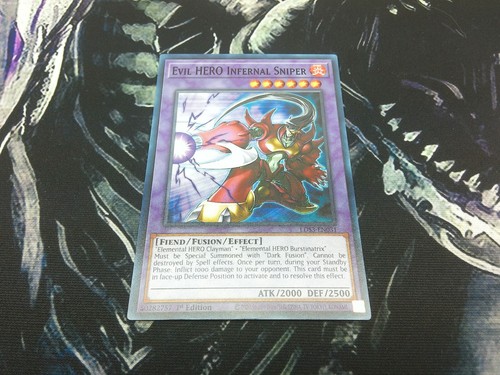 Yugioh x1 Evil HERO Infernal Sniper LDS3-EN031 Common 1st Edition MINT ...