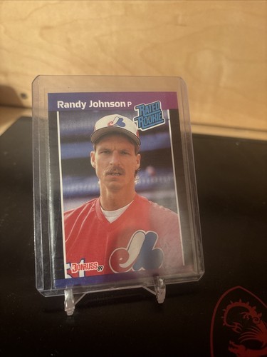 ERROR ROOKIE CARD 1989 Donruss Rated Rookies Randy Johnson #42 HOF! | eBay
