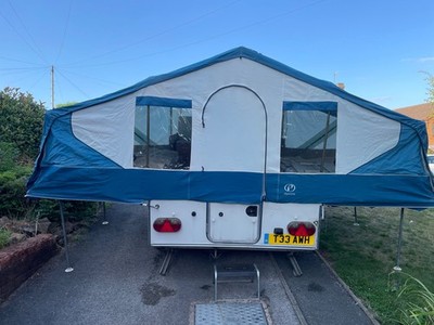 PENNINE FIESTA 2+2 FOLDING CAMPER - TRAILER TENT | eBay UK