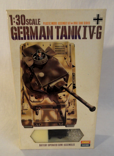 WOW! 1970`S IMAI JAPAN VINTAGE GERMAN TANK IV-G MOTORIZED 1/30 UNBUILT MODEL KIT | eBay