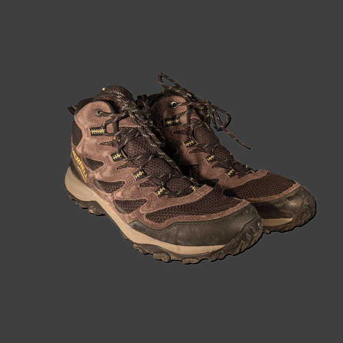 Merrell West Rim Hiking Mid Boots Men's Size 9 Brown Leather Waterproof ...