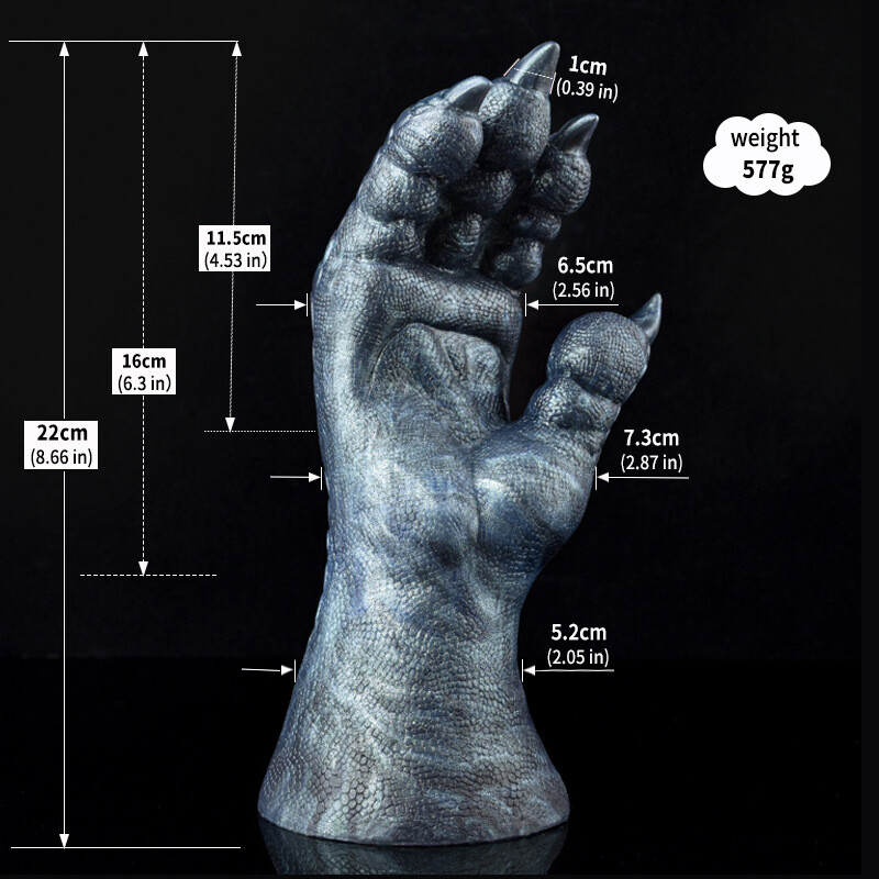 Giant-Thick-Wide-Alien-Fist-Hand-Dildo-Dong-Anal-Plug-Women-Masturbator ...