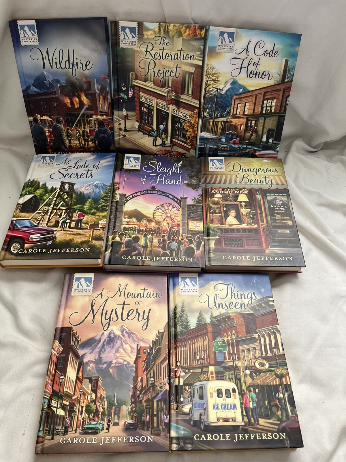 Guideposts Mysteries of Silver Peak by Carole Jefferson Lot of 8 ...