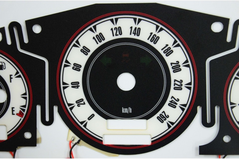 Chrysler Crossfire glow gauge plasma dials tachoscheibe glow shift ...