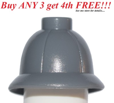☀️NEW Lego Explorer Dark Bluish GRAY PITH HELMET Safari Hat Jungle ...