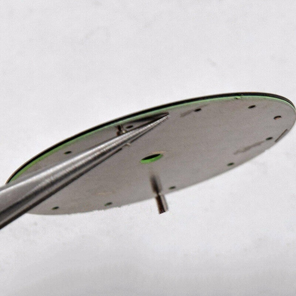 34.5mm Green Luminous Watch Dial With Watch Hands For ETA 6497 ST3600 ...