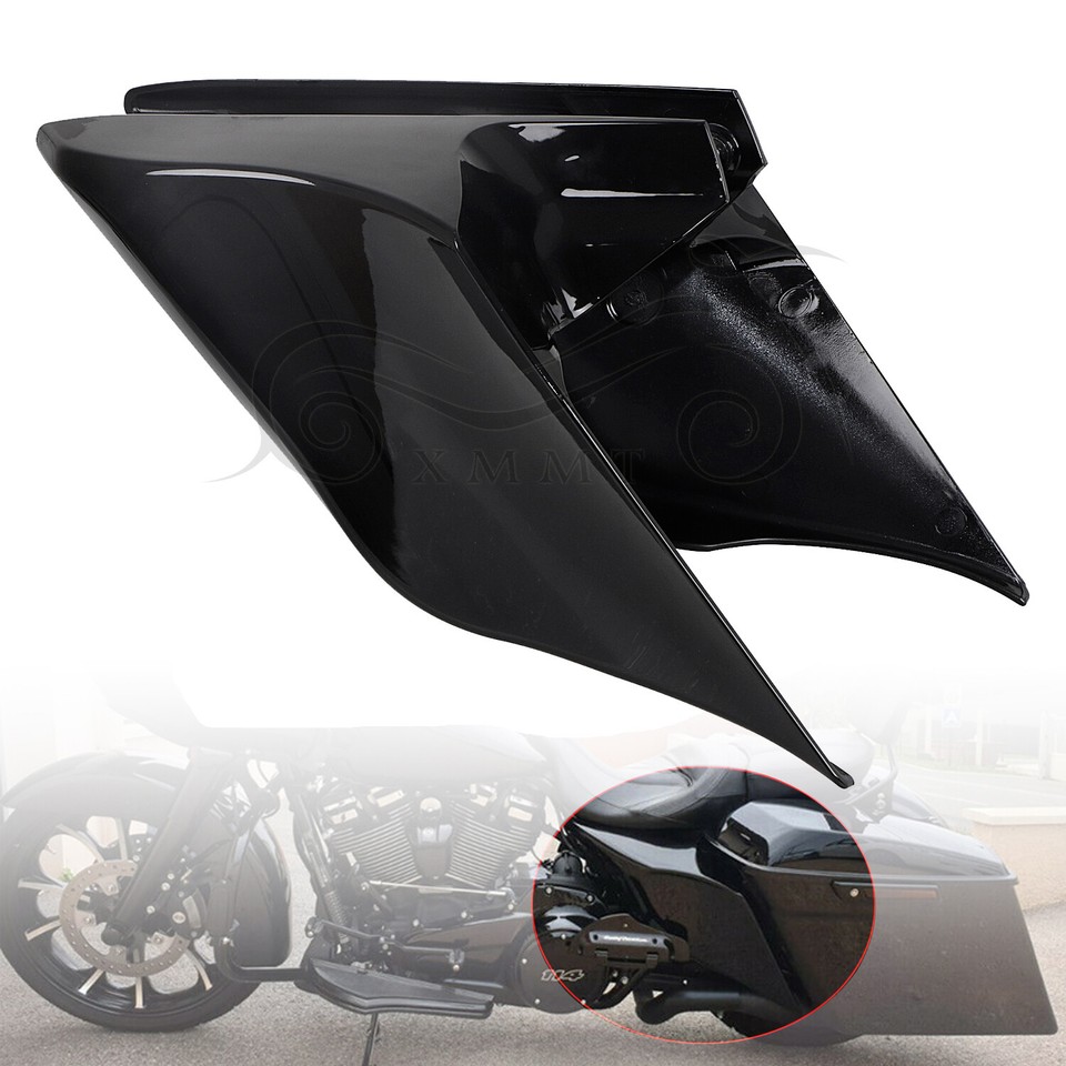 Stretched Extended Side Cover For Harley Road Electra Glide FLHTC FLHTK ...