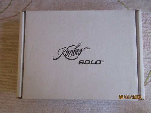 KIMBER SOLO 9mm CARDBOARD BOX + INSTRUCTION MANUAL, LOCK & KEY | eBay
