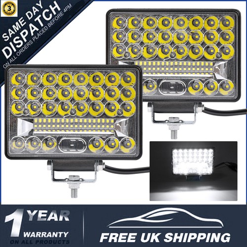 12V LED Work Light Bar Flood Spot Lights Driving Lamp Offroad Car Truck ...