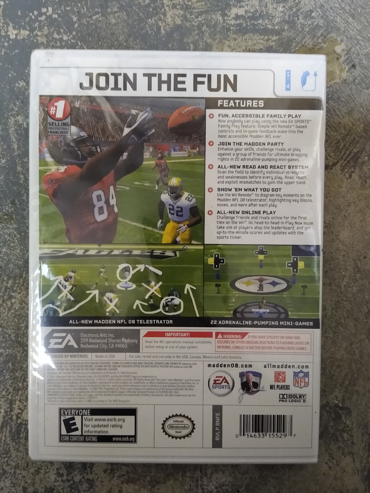 Madden NFL 08 (Nintendo Wii, 2007) for sale online | eBay