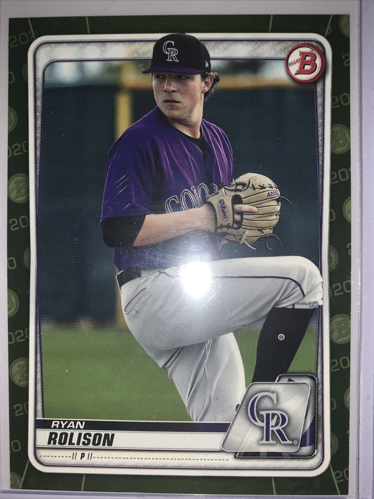 2020 Bowman #BP-137 Ryan Rolison Prospects Camo Colorado Rockies ...