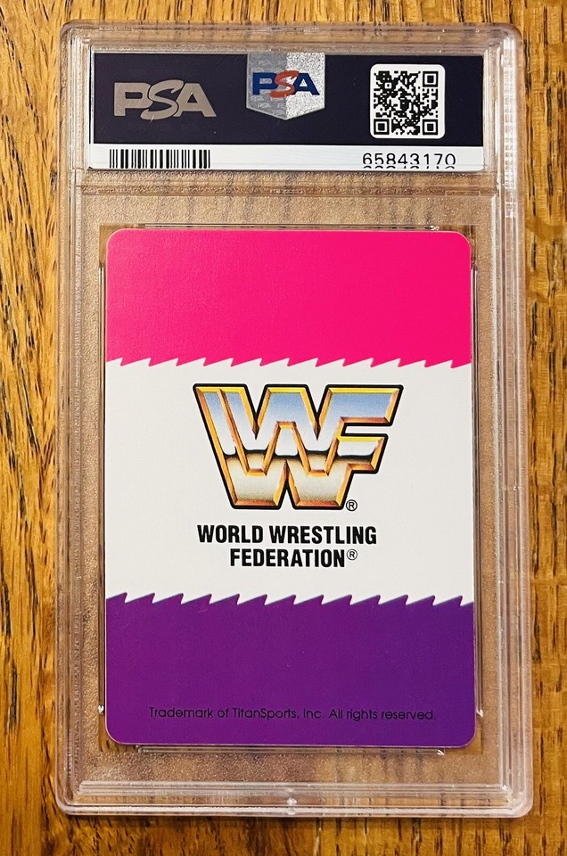 1991 WWF Playing Cards Hulk Hogan Ace of Diamonds PSA 10 Gem Mint | eBay