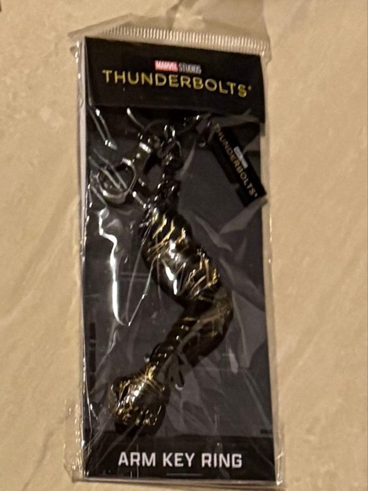 THUNDERBOLTS Bucky Arm Keychain Winter Soldier Key Ring MARVEL Studios ...