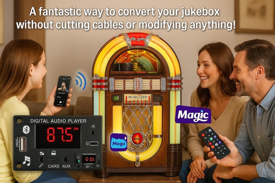 Jukebox Broken Never Worked "WE HAVE A QUICK FIX" Bluetooth For All ...