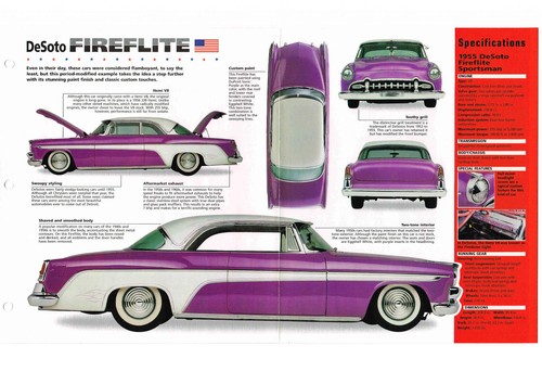 1955 DeSoto FIREFLITE SPORTSMAN IMP Brochure, De Soto | eBay