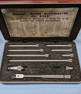Micrometers - Inside Micrometer Set Range