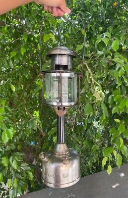 Old Antique Rare Hasag No.55 Kerosene Pressure Lantern / Table Lamp ...