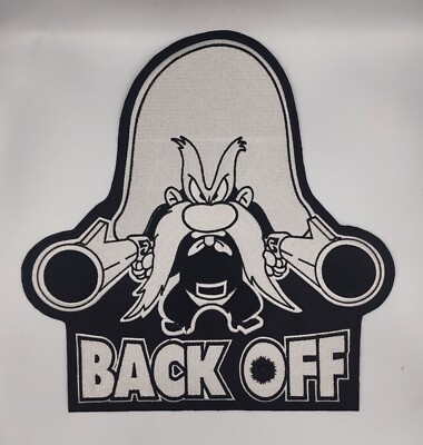 Patch iron/sew on "YOSEMITE SAM" huge Back Patch Harley Davidson Biker ...