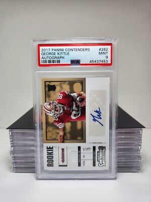2017 George Kittle Panini Contenders Rookie Ticket Auto | eBay