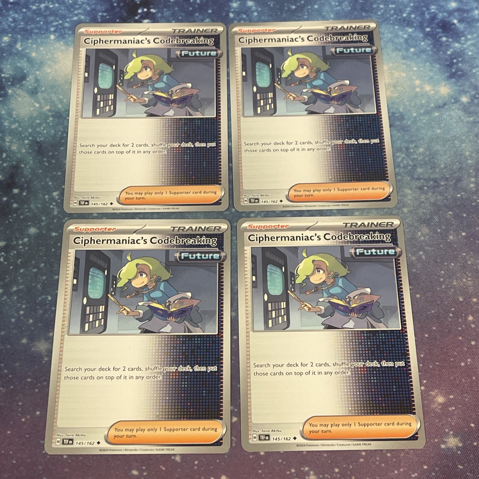 x4 Ciphermaniac's Codebreaking - 145/162 - Uncommon Pokemon SV05 ...