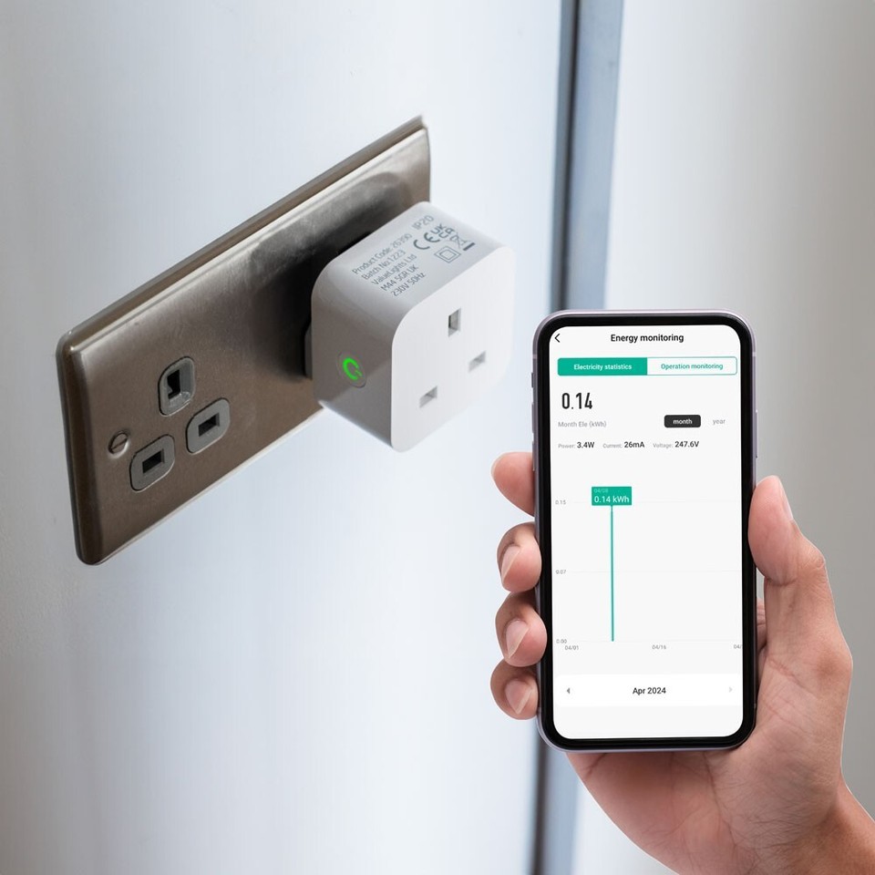 2 Pack Smart Plug Socket App Control Timer Function For Amazon Alexa ...