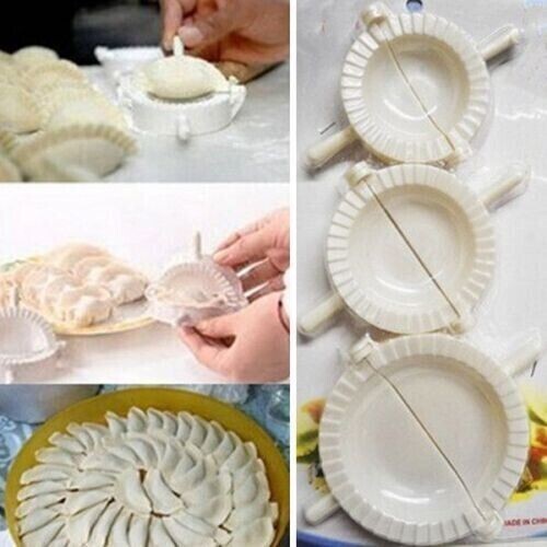 3pc Dumpling Mould Pasty Pastry Press Dough Dimsum Empanada Gyoza Maker ...